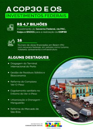 Belém transforma infraestrutura para a COP 30 na Amazônia