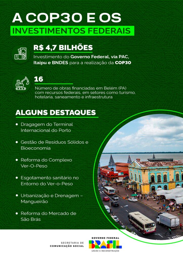 Belém transforma infraestrutura para a COP 30 na Amazônia